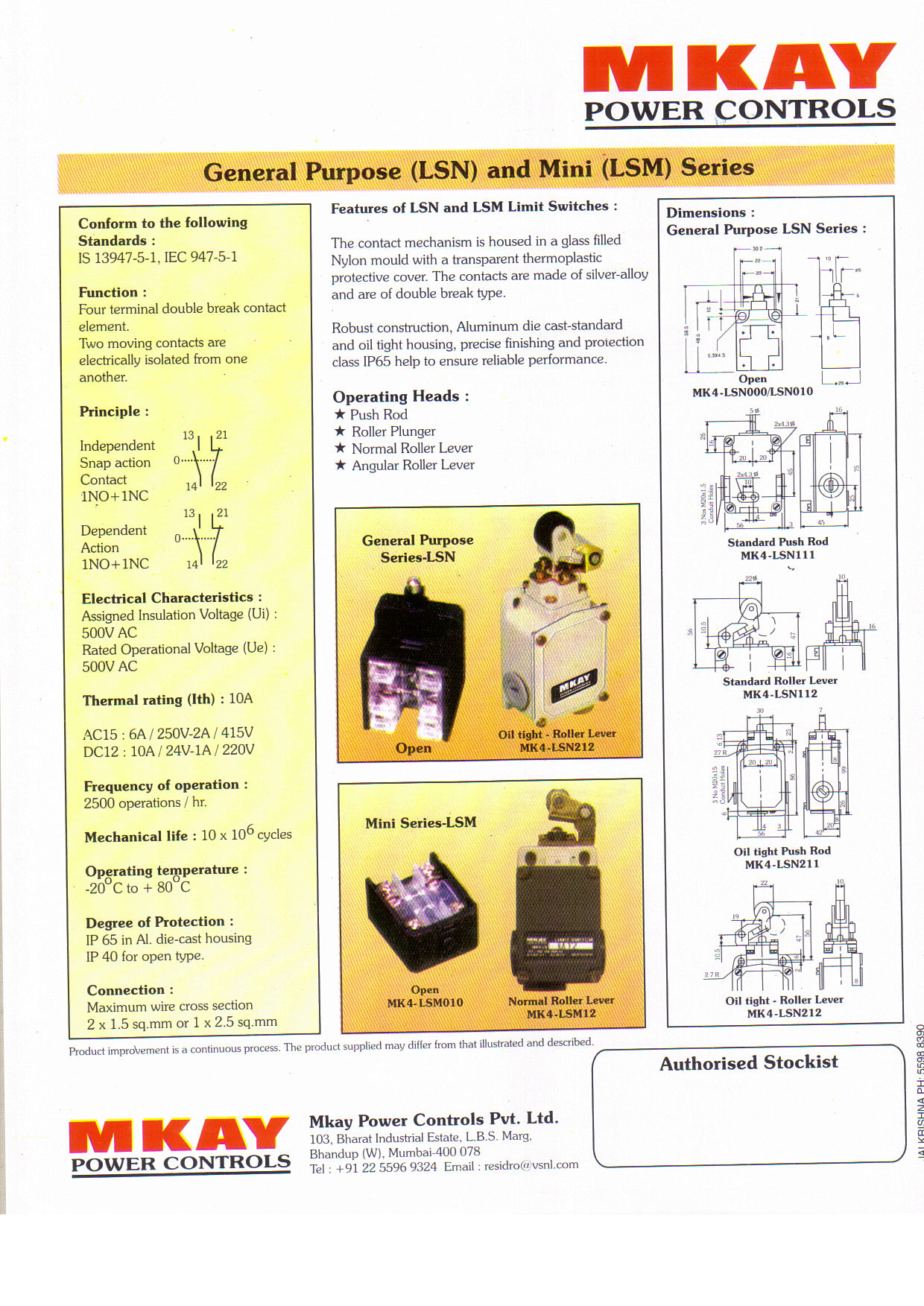 MKAY Limit SW 1 MKAY Limit SW 2